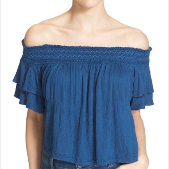Free People | Tops | Free People Off The Shoulder Top | Poshmark
